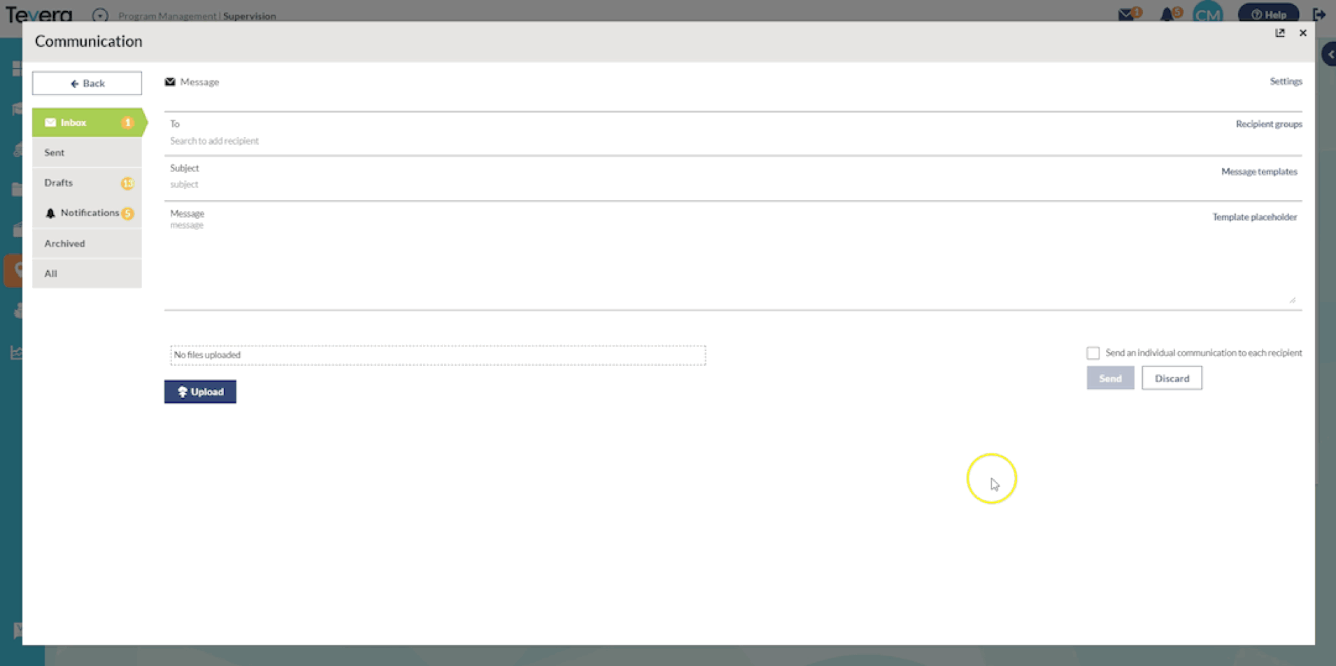 Experiential Learning Cloud: Create and Save a Communications Hub Template